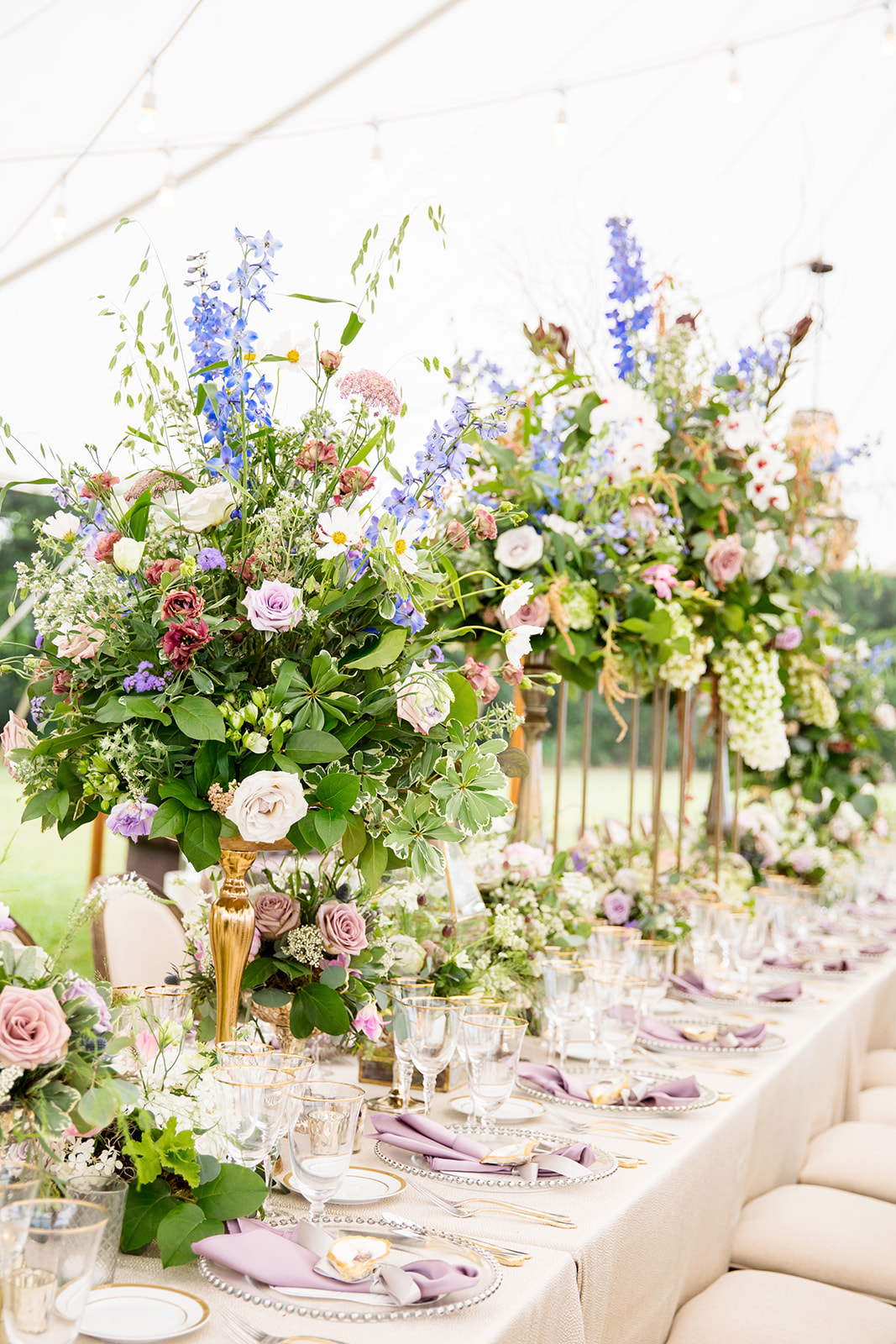 Extravagant Flower Wonderland Rehearsal Dinner | J&D Photo LLC ...