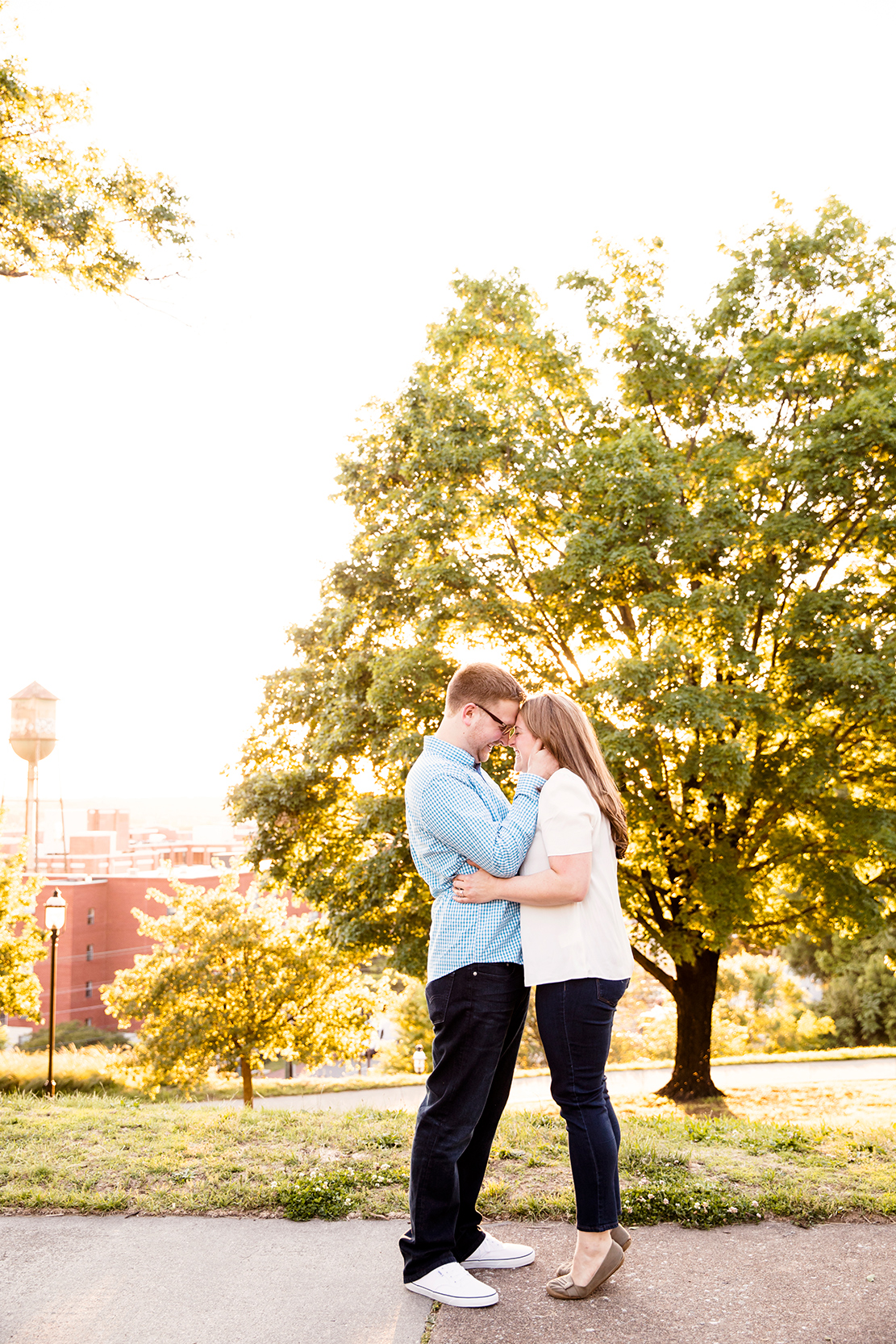 Sierra + Adam's Sunset Engagement Shoot on Libby Hill | Libby Hill Park ...